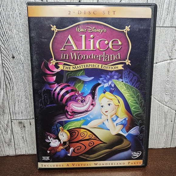Disney | Media | Alice And Wonderland Dvd Walt Disney The Masterpiece ...
